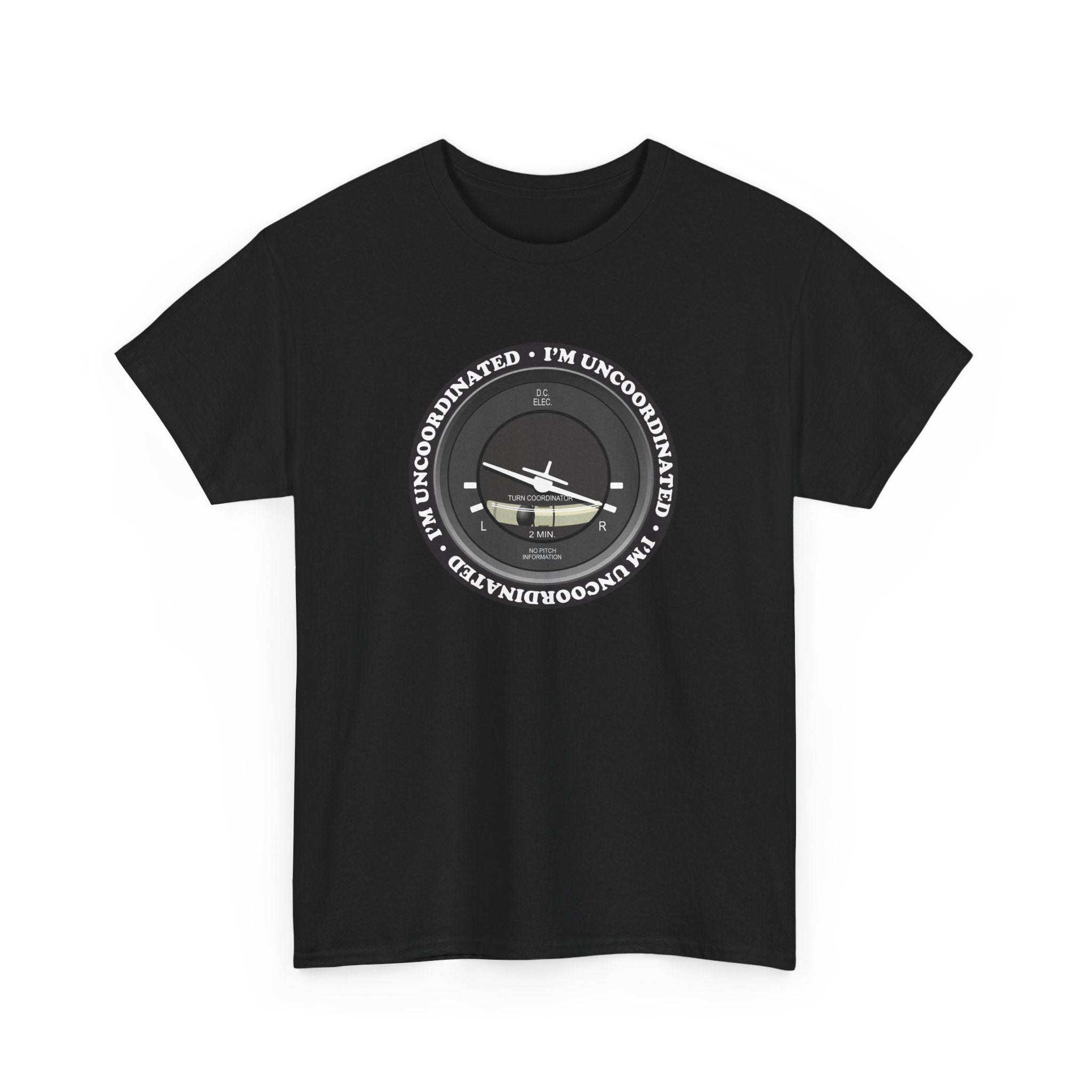 "I'm Uncoordinated" Turn Coordinated Heavy Cotton Tee – Cloud 9 Giveaways